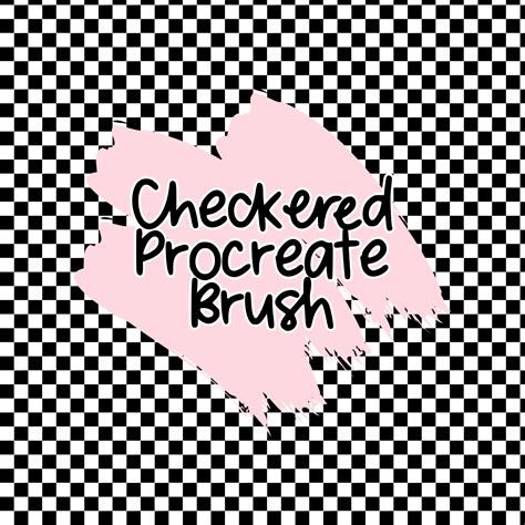 Procreate Brush Checkered Brush Lottie Dotties Llc