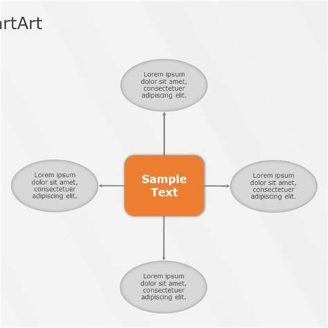 SmartArt Cycle Diverging Arrows 7 Steps