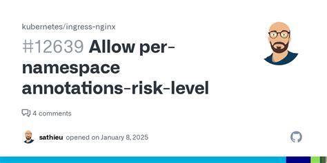Allow Per Namespace Annotations Risk Level Issue 12639 Kubernetes