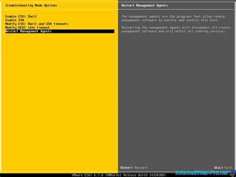 Vmware Esxi 70 Or 67 Direct Console User Interface Dcui Presentation Vmware Tutorials