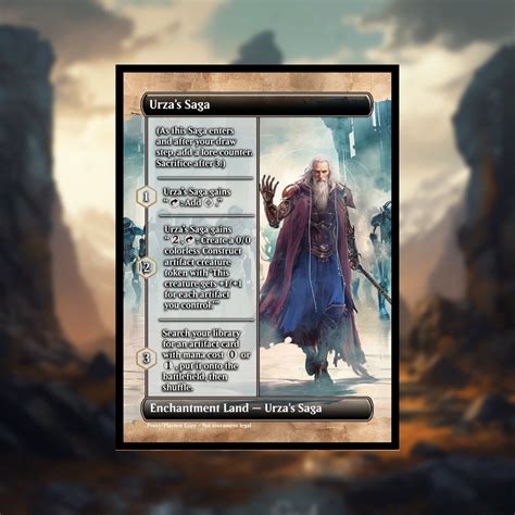 Urzas Saga Proxy Custom Art Game Cards For Commander Mtg Compatible