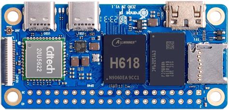 Orange Pi Zero 2w 4gb 40 Pin Allwinner H618 Lpddr4 Quad Core 64 Bit