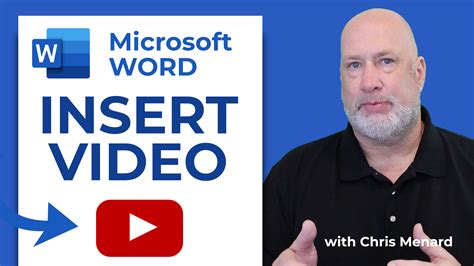 Insert Online Videos In Microsoft Word And Troubleshooting Tips Chris Menard Training