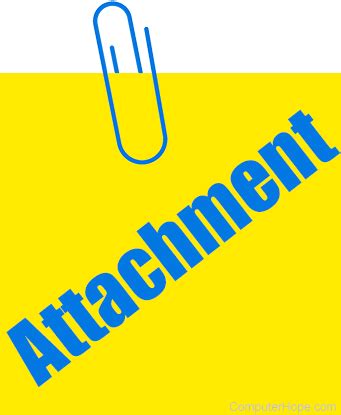 Email Attachment Symbol