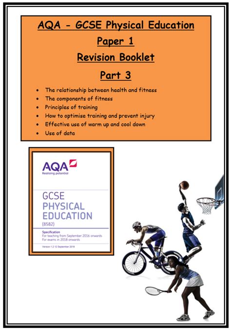 Aqa Gcse Pe Paper 1 Revision Booklet Part 3 Includes Health Fitness And Principles Of