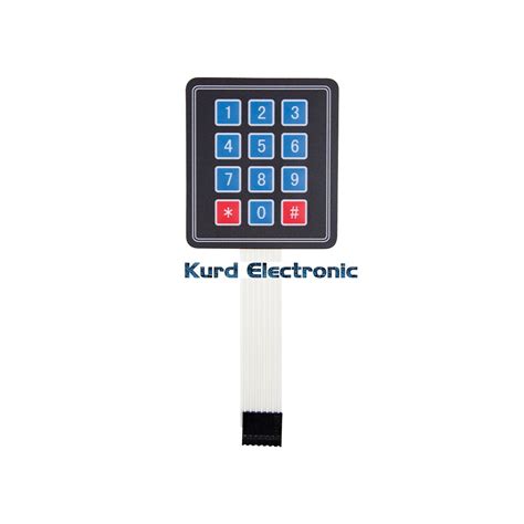 4 3 membrane switch matrix keypad kurd electronic