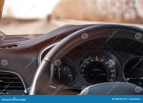 The Indicator Of The Vehicle Traveling On The Highway And The Road