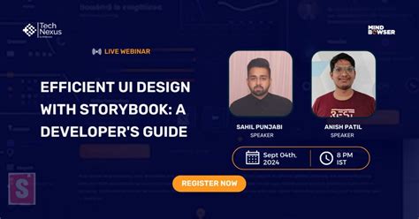 Efficient Ui Design With Storybook A Developers Guide September 4 2024 Online Event Allevents
