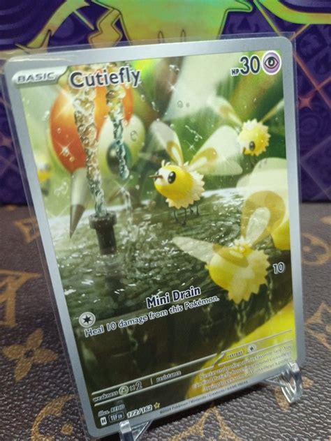 Cutiefly 172162 Illustration Rare Temporal Forces Pokemon Tcg Card 2024 Hobbies And Toys Toys