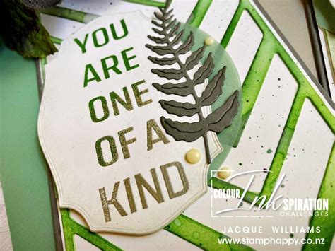 Masculine Slim Sayings Slimline Card With Partial Embossing Stamp