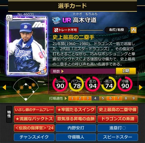 モバプロ2 レジェンド 歴戦のプロ野球ob編成ゲーム