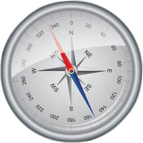 Compass Northwest Background Royalty Free Vector Image