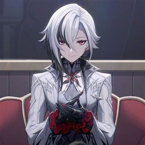 An Anime Character Sitting Down With His Hands In His Pockets And