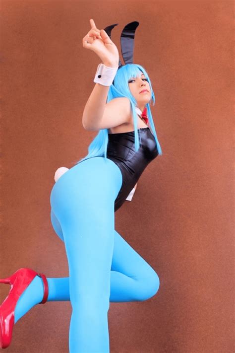 Dragon Ball Este Hermoso Cosplay De Bulma Vestida Como Conejita Te