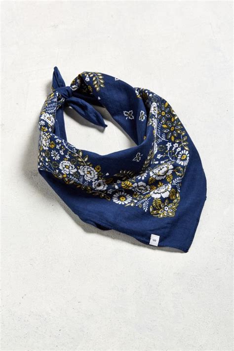 Uo Floral Paisley Bandana Urban Outfitters