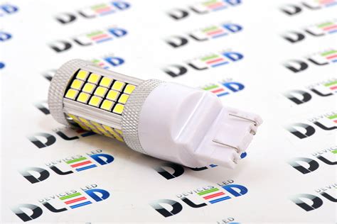 Автомобильная светодиодная лампа W21W - T20 - 7443 - W3х16q - 66SMD ...