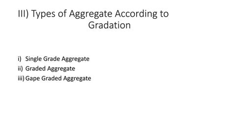 Aggregates Introduction Types And Properties Pptx