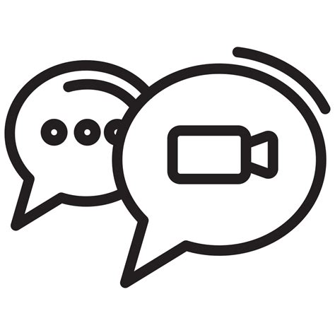Video Call Chat Communication Talk Message Recorder Icon Download On Iconfinder