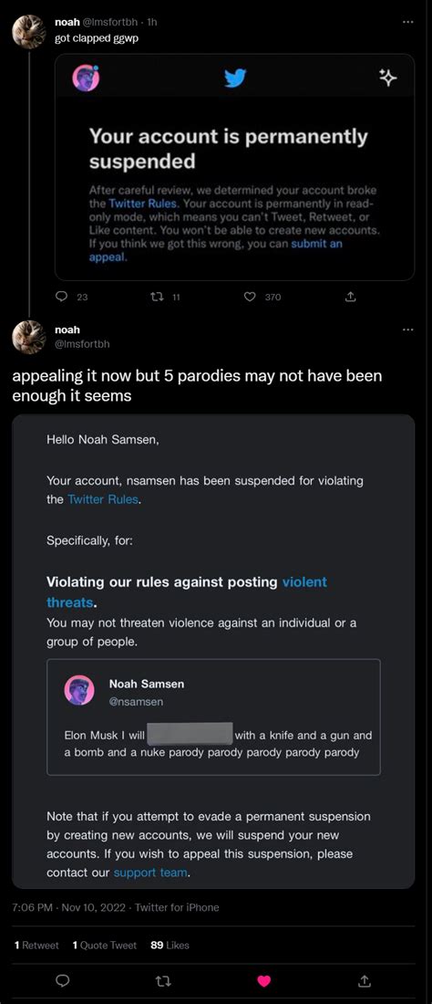 Noah Got Clapped Twitter Not A Parody R Bread Irl