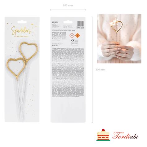 Südamekujulised kuldsed säraküünlad 2 tk pk Tordiabi