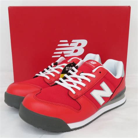 New Balance ニューバランス プロテクティブスニーカー 安全靴 ポートランド Jsaa A種認定 270cm 3e相当 Red