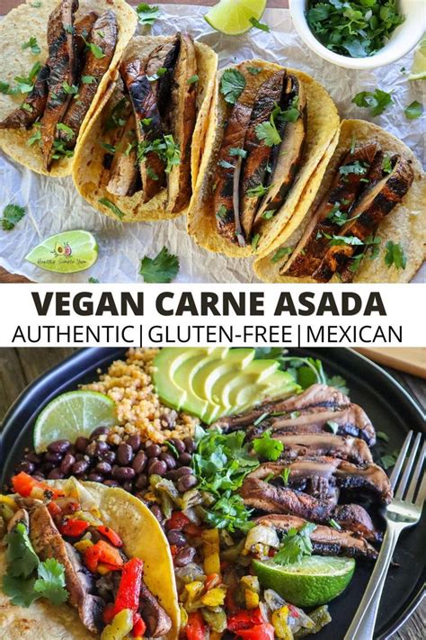 Portobello Mushroom Tacos Vegan Carne Asada Tacos Vegan Meal Plans