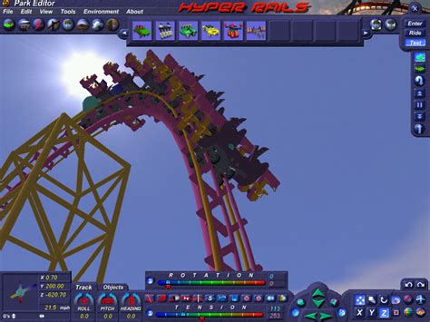 Hyper Rails Advanced 3d Roller Coaster Design Рельсы в небо — обзоры