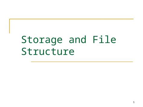 Ppt Storage And File Structure Classification Of Physical Storage Media Speed With Which