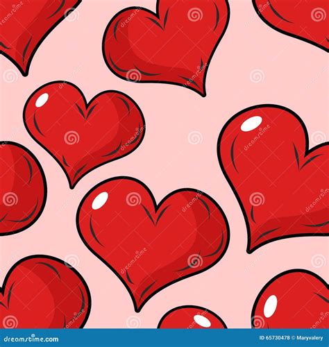 Modelo Inconsútil Del Amor Para El Día De Tarjetas Del Día De San