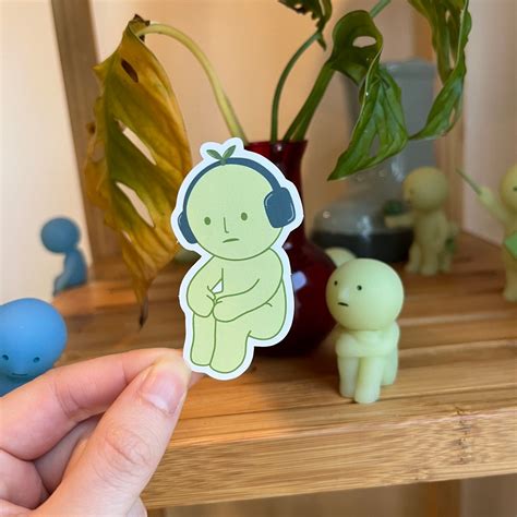 Lil Headphone Stickers Smiski And More Waterproof And Dishwasher Safe