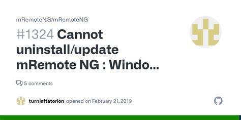 Cannot Uninstall Update MRemote NG Windows Installer Can T Find