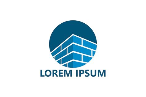 Premium Vector Brick Construction Logo Template Design Vector