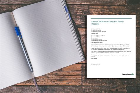 Leave Of Absence Letter Request With Template Examples