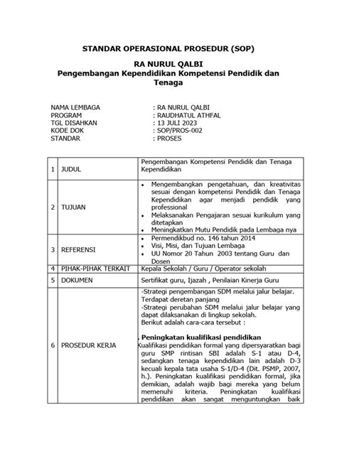 Sop 3 Pdf