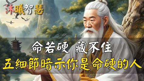 命若硬，藏不住！這五個細節暗示你是一個命硬的人！很準！ 沐曦智慧 Iiizxxe Zh Youtube