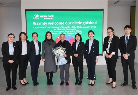 Warmly Welcome Mrcounsellor Of Republic Of The Philippines In China To Perlove Medical Perlove