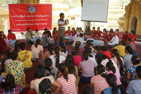 ကျောက်ဆည်မြို့တွင် ကိုရိုနာဗိုင်းရပ်ရောဂါ ကြိုတင်ကာကွယ်ရေး ပညာပေး ဟောပ