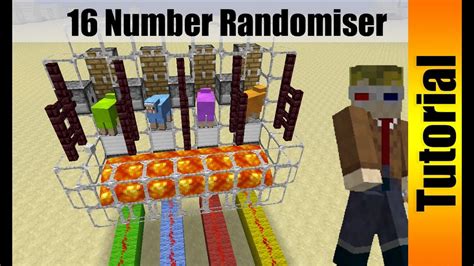 Random Number Generator In Minecraft Sheep Lava And Roses Youtube