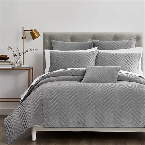 Fieldcrest Luxury Border Stripe 3 Pc Comforter Set And Accessories
