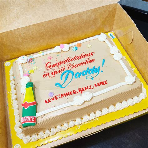 Congratulations On Promotion Cake