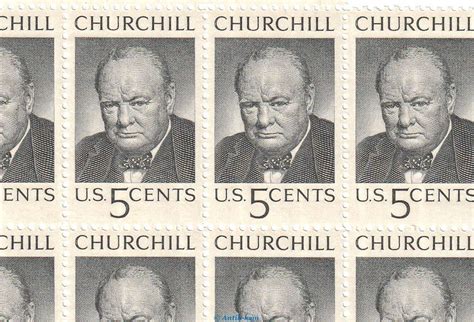 Sheet Parts 20 X 5 Cent Briefmarken Bogen Teile USA 1965 20 X 5 Cent