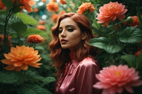 Premium AI Image | Botanic Beauty A Close Encounter with Natures Finest