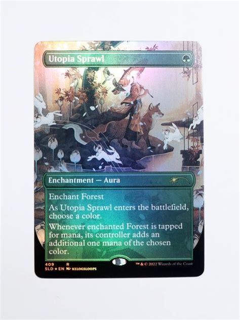 Utopia Sprawl Sld Foil From Secret Lair Drop Sld Mtg Proxy Magic