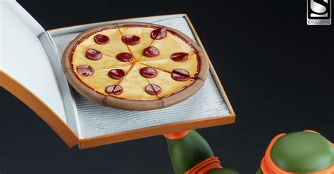 Mikey Grabs A Slice With New Tmnt Sideshow Collectibles Statue