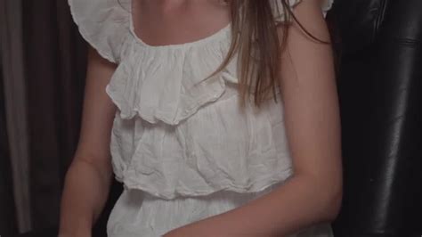 Nice Little Dark Haired Virgin Stepsis Nastya Kalinina At A Audition