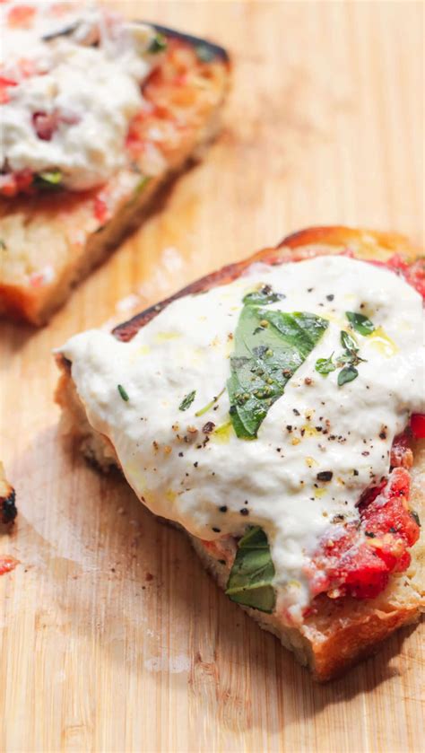 Pan Con Tomate With Burrata Tomatoes On Toast Dished By Kate
