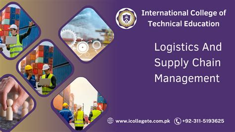 Logistics And Supply Chain Management Course In Islamabad