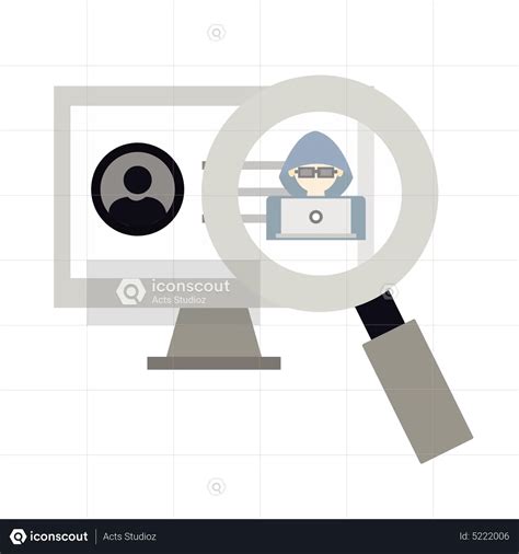 Detect Hacker Animated Icon Free Download Crime And Security Animated