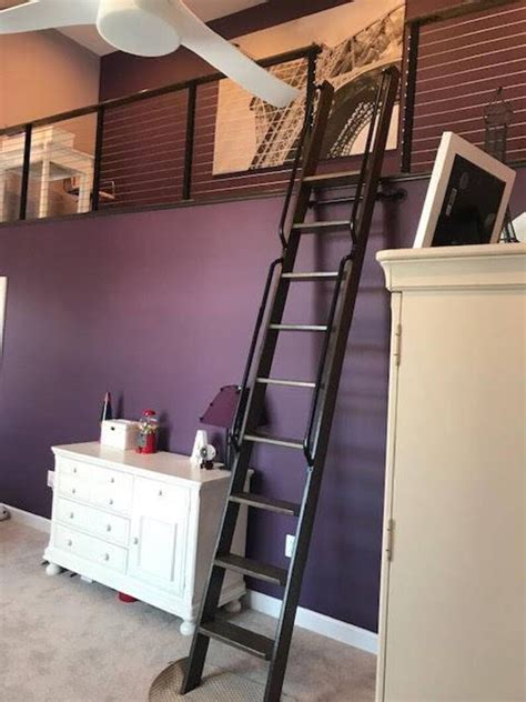Handrails For Library Or Loft Ladder Metal Or Wood Etsy