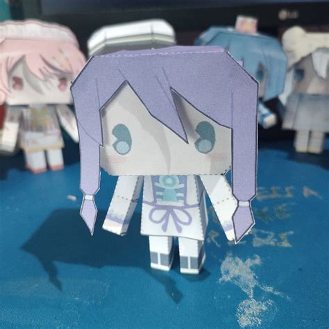 Camui Gackupogackpoid Papercraft Шаблоны бумаги Бумажные куклы